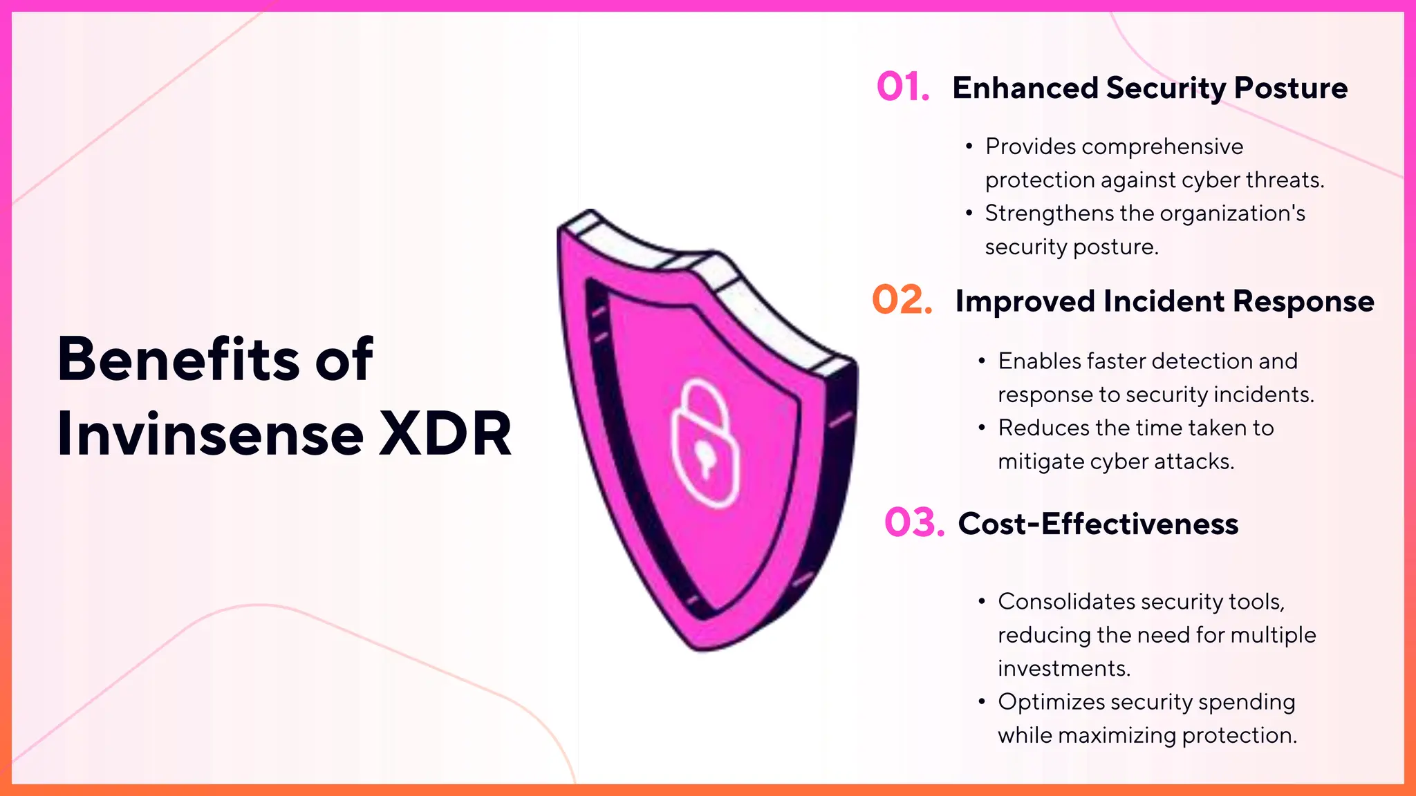 Invinsense XDR cybersecurity solutions by Infopercept | PPTX