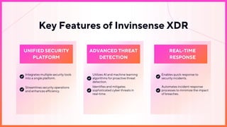Invinsense XDR cybersecurity solutions by Infopercept | PPTX