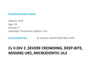 Invisalign case #1 | PPTX