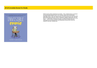 [P.D.F] Invisible Emmie For Kindle | PDF