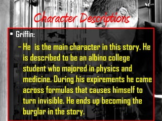 Invisible man ppt | PPT