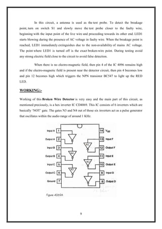 Invisible broken wire detector | PDF