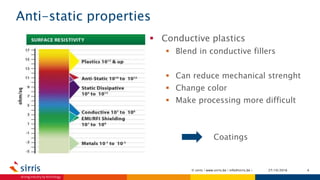 Invisible but functional - antistatic coatings | PPTX | Chemistry | Science