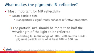 Invisible but functional - ir coatings | PPTX