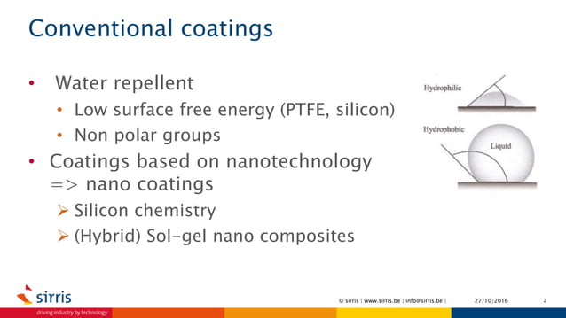 Invisible but functional - water resistent coatings | PPTX | Chemistry ...