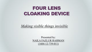 Invisible cloak!! | PPT