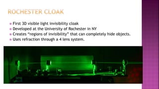 Invisible cloak!! | PPT