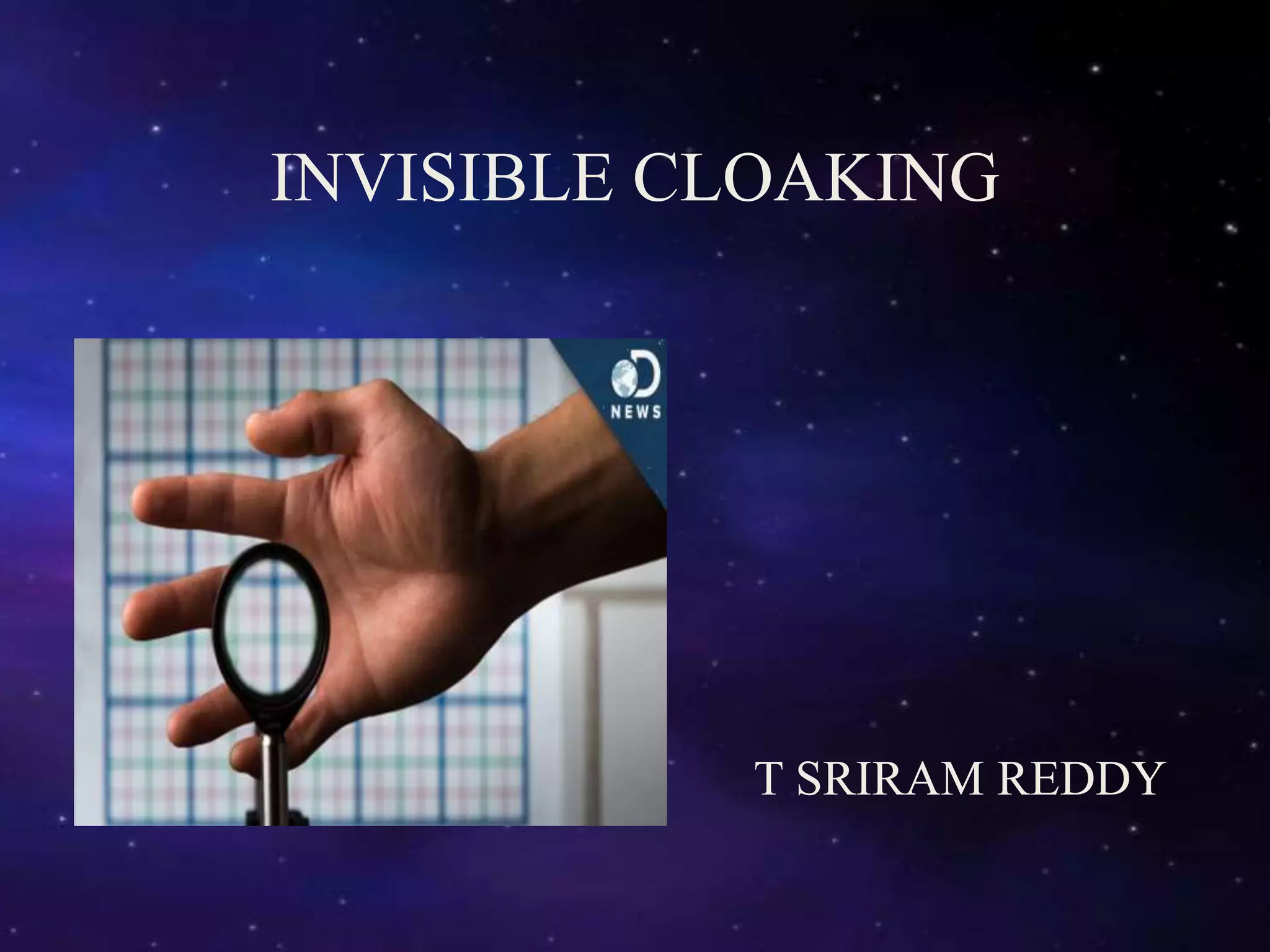 Invisible cloaking | PPT