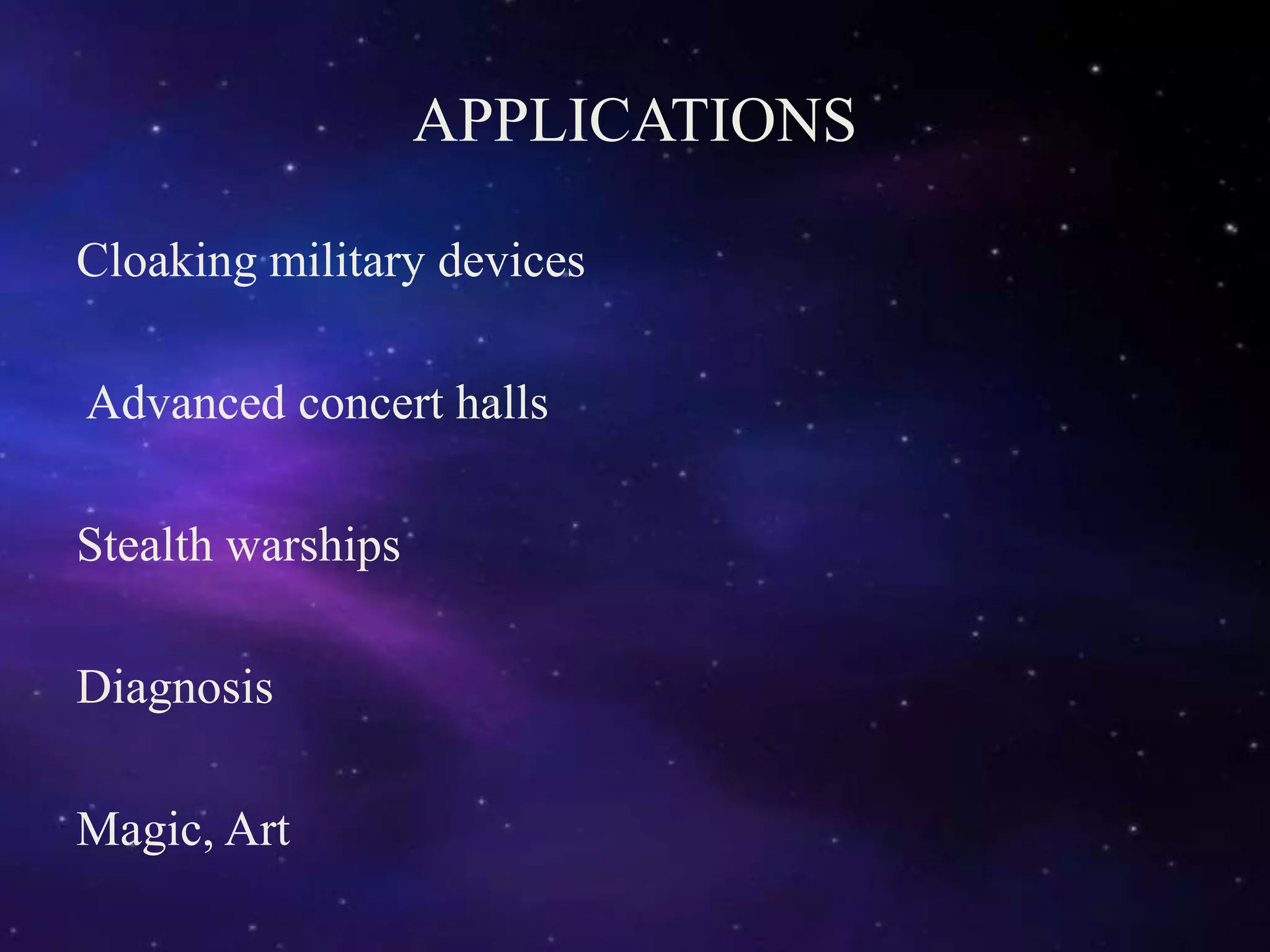 Invisible cloaking | PPT