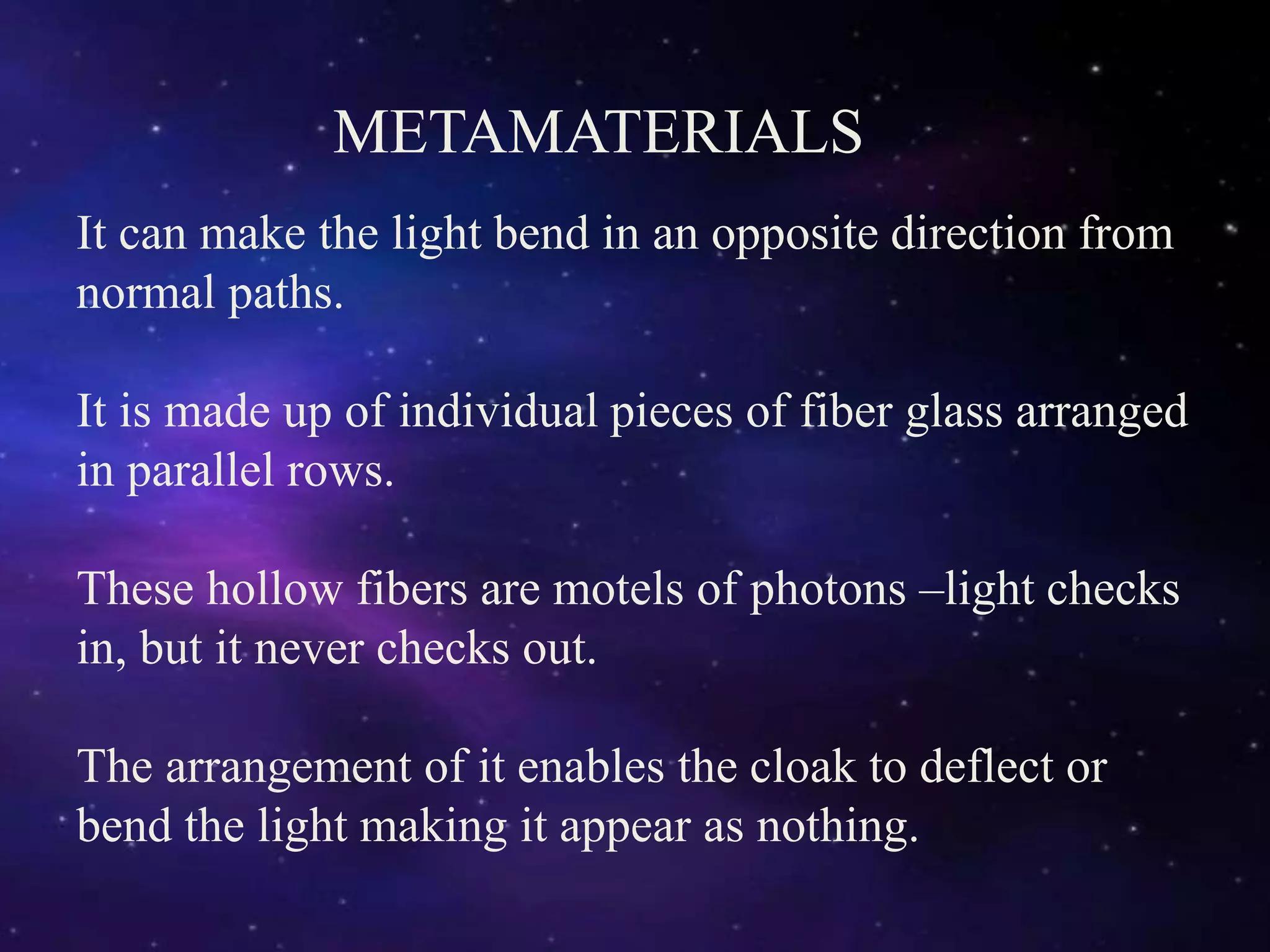 Invisible cloaking | PPT