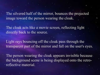 Invisible cloaking | PPT