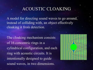 Invisible cloaking | PPT