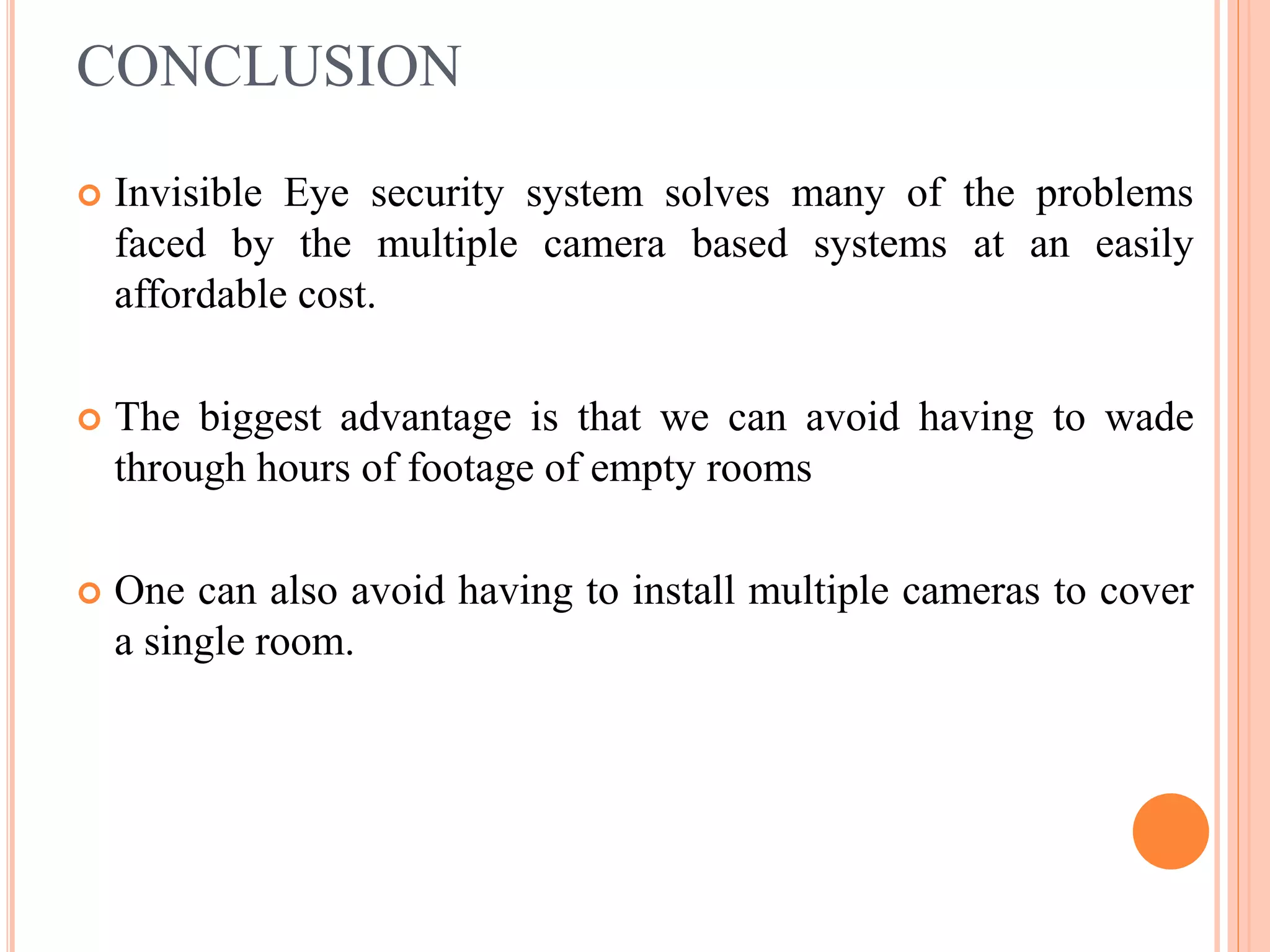 gsk Invisible eye advanced security system ppt | PPTX