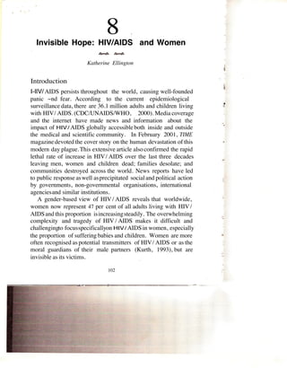 Invisible Hope: HIV/AIDS and Women | PDF