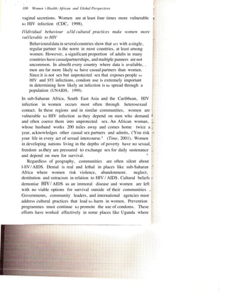 Invisible Hope: HIV/AIDS and Women | PDF