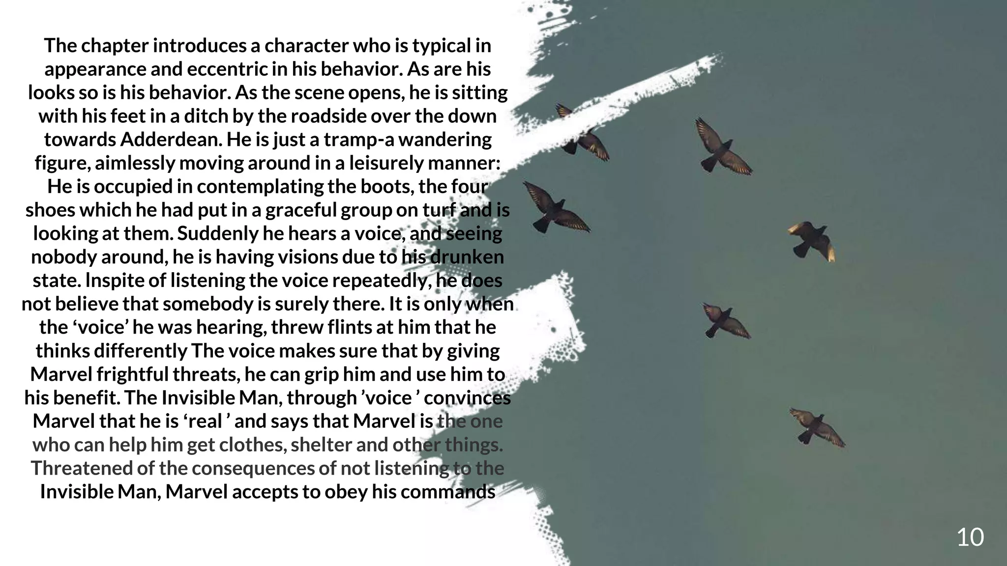 Invisible man chapter 9 by RITHIK YADAV | PPT