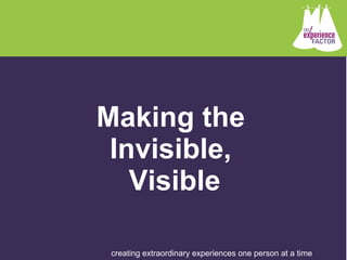 Invisible, Visible | PPT