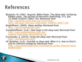 InvisibleWeb-DeeperWeb | PPT