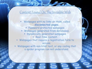 Invisible Web | PPT