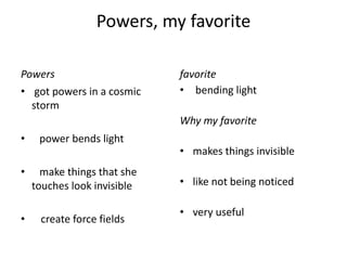 Invisible woman | PPTX | Sci-fi and Fantasy | Hobbies & Interests