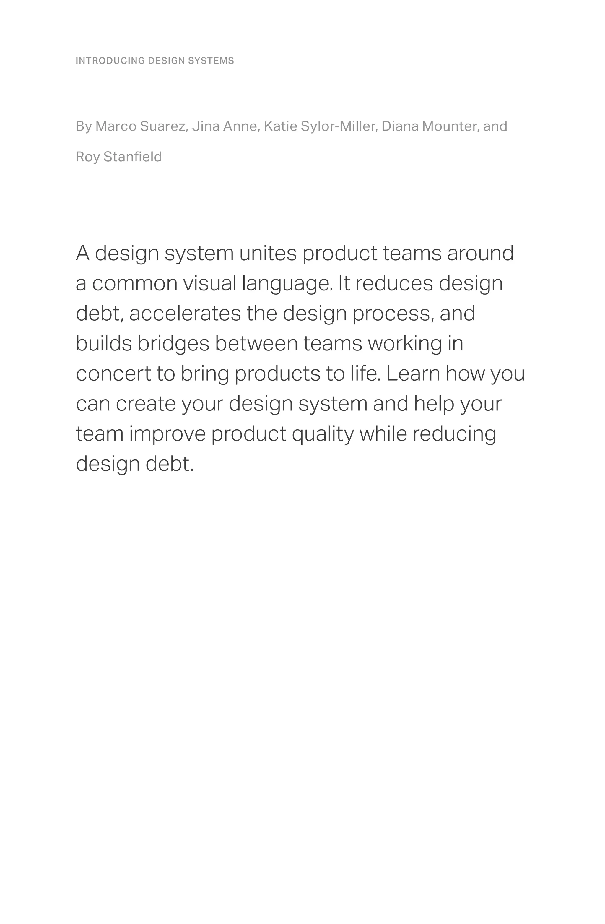 Invision Design Systems Handbook | PDF
