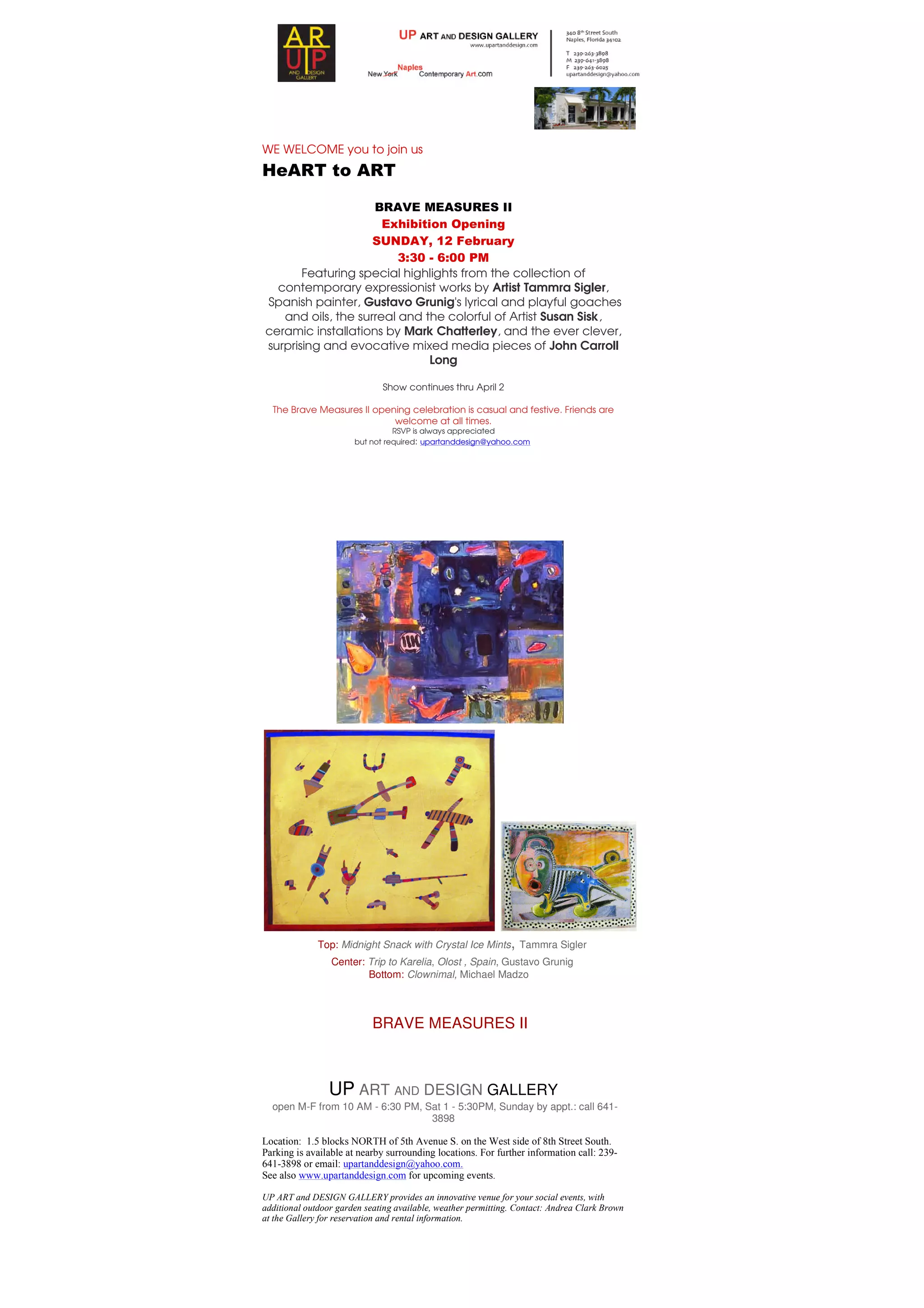 Exhibition opening in Naples, Florida, Usa. | PDF