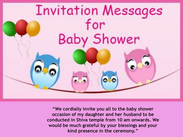 Invitation Text Messages Sample | PPTX