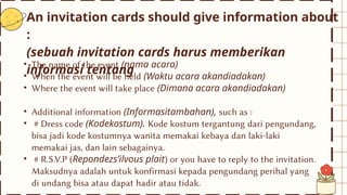 INVITATION AND GREETING CARD for class 8.pptx