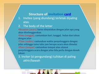 Invitation card grade 8 | PPTX