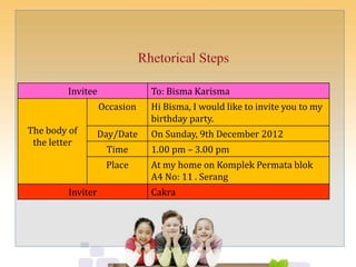 Invitation card grade 8 | PPTX