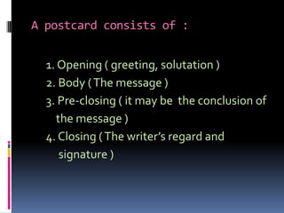 Invitation cards & postcards | PPT