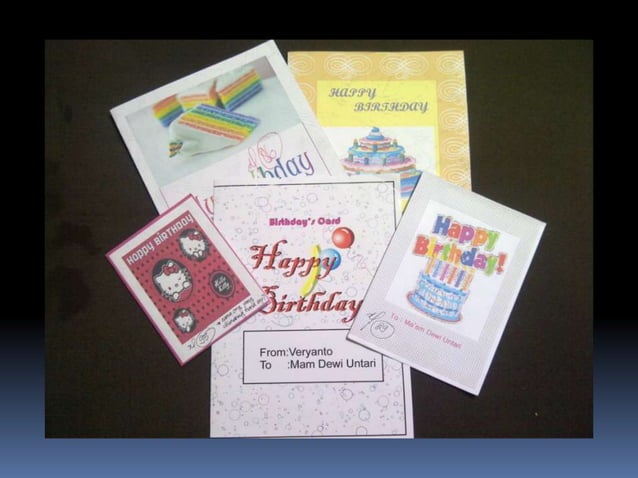 Invitation cards & postcards | PPT