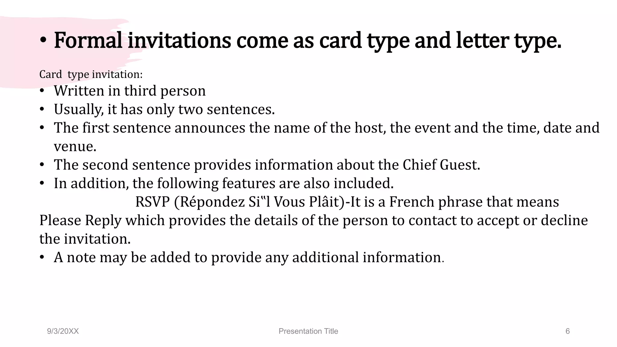 Invitations.pptx | Wedding | Personal Celebrations & Life Events