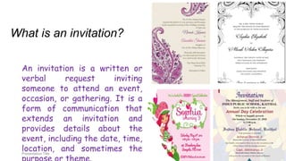 Invitations.pptx | Wedding | Personal Celebrations & Life Events