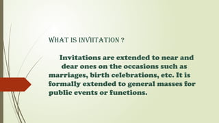 INVITATIONS model to create your own invitation.ppt