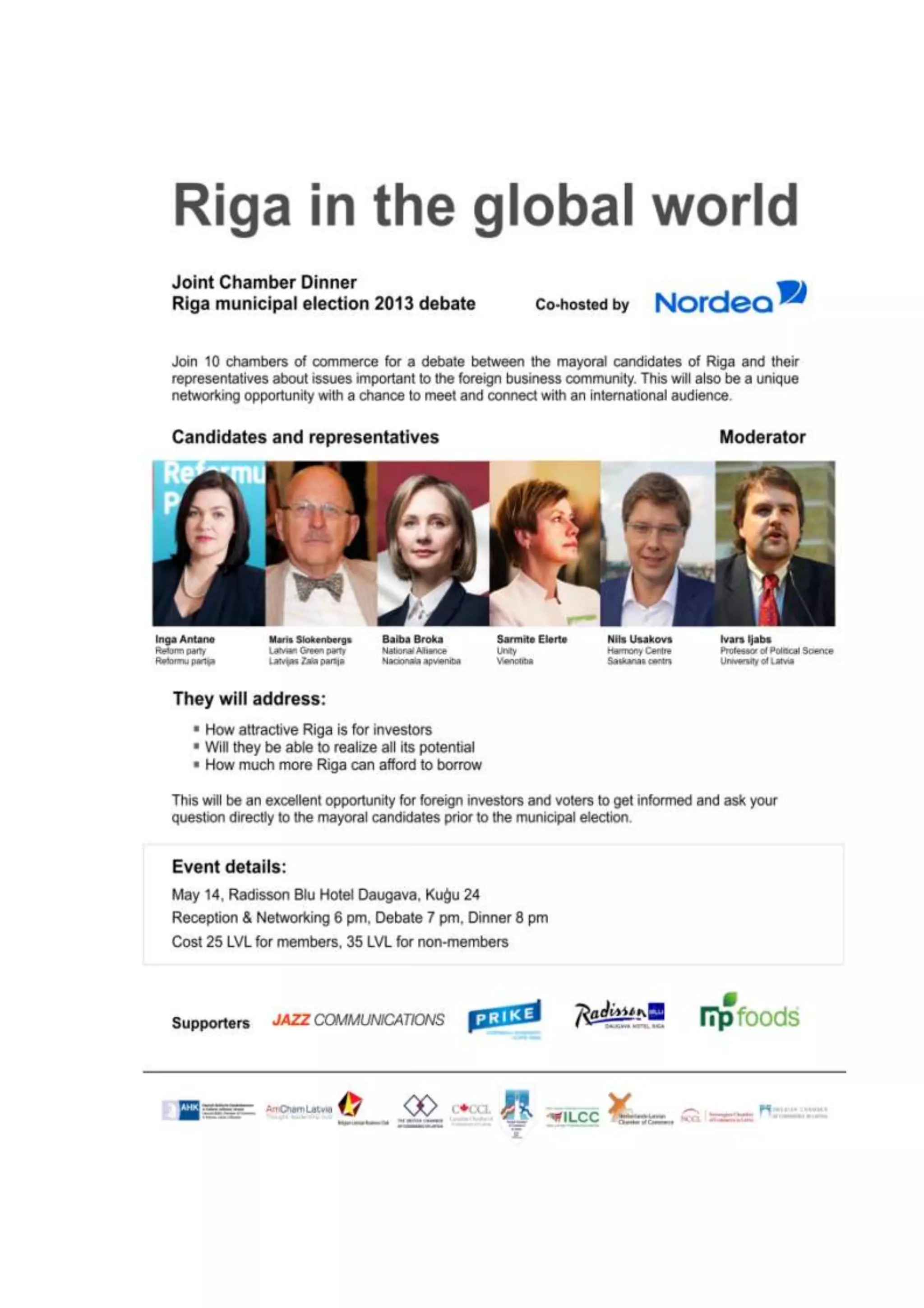 Invitation to the business dinner panel discussion | DOCX