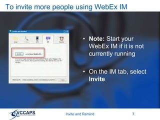 Invite and remind | PPT