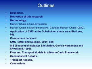 Reducing Uncertainty of Groundwater Contaminant Transport Using Markov ...