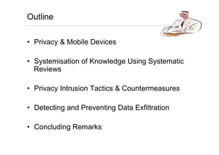 Mobile Devices: Systemisation of Knowledge about Privacy Invasion ...