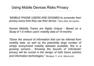 Mobile Devices: Systemisation of Knowledge about Privacy Invasion ...