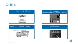 RRAM Status and Opportunities | PDF