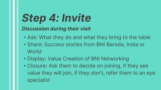 BNI Edu Slot - Invite quality visitors | PPTX