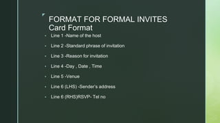 INVITES and REPLIES.pptx