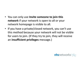 Invite someone to join this networkv2 | PPTX