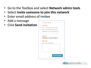 Invite someone to join this networkv2 | PPTX