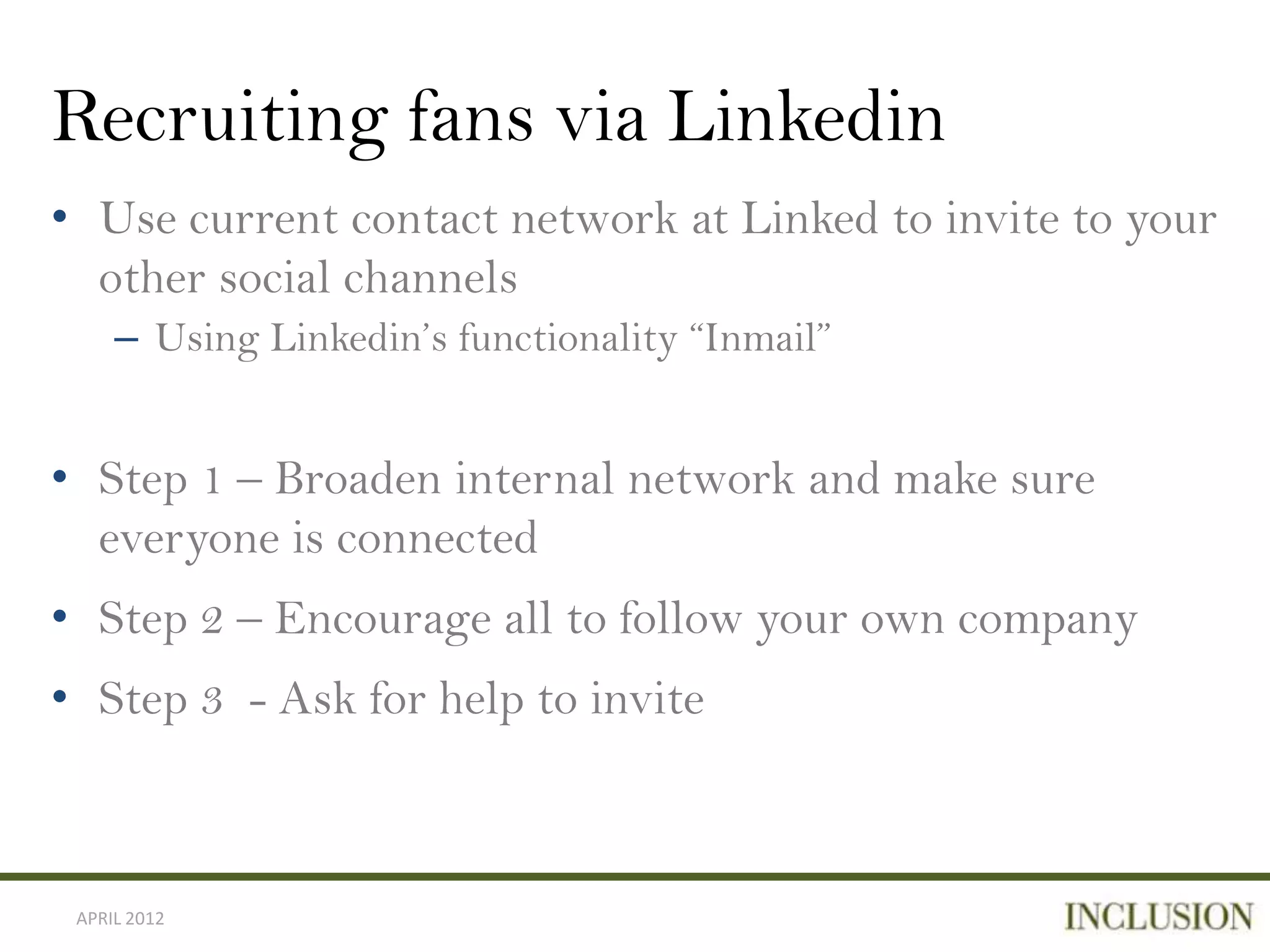 How To Invite Via Linkedin | PPTX | Social Networking | Internet