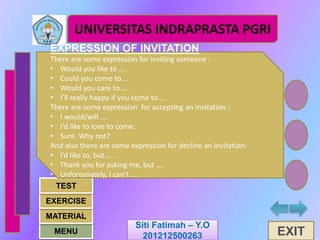 Inviting someone | PPTX