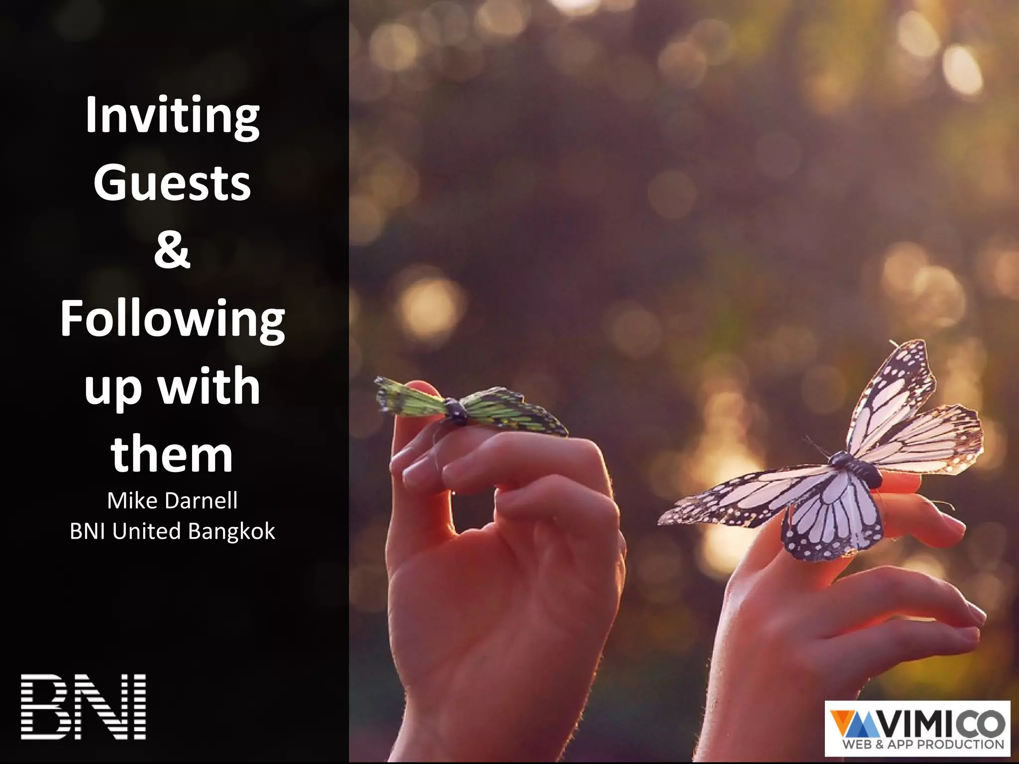 Inviting Visitors at BNI | PDF