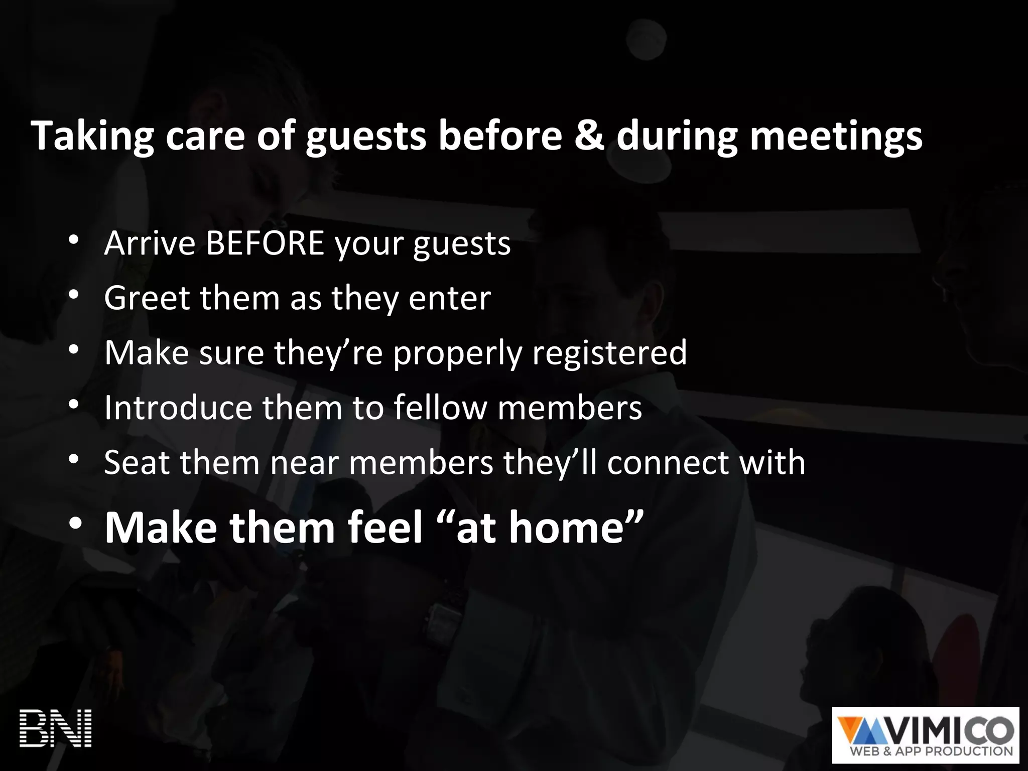 Inviting Visitors at BNI | PDF