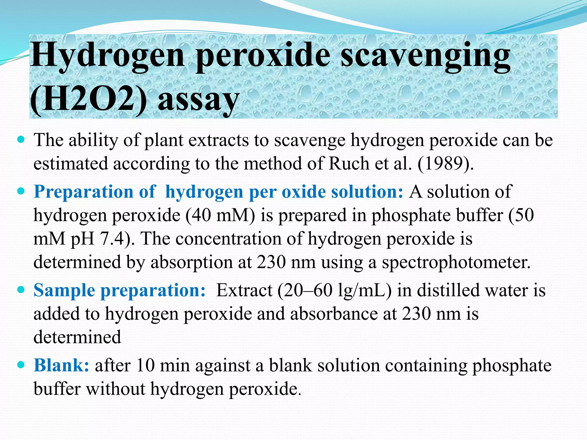In-vitro evaluation techniques of anticancer, anti oxidant, anti ...